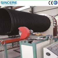 China HDPE Steel Belt Reinforced Spiral Winding Pipe Extrusion Line for sale