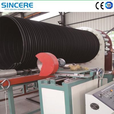 China HDPE Steel Belt Reinforced Spiral Winding Pipe Extrusion Line for sale