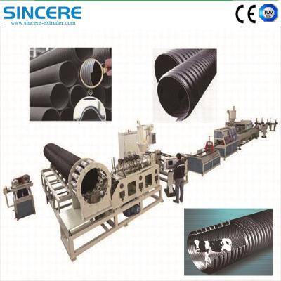 China HDPE Steel Reinforced Winding Pipe Maing Machine For Drainage Water for sale