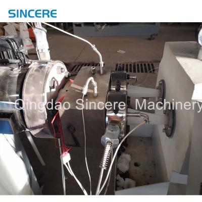 China SJ55/33 Plastic Pipe Extrusion Line MBBR 64holes Profile Structure Suitable for Various Pipe Production Applications for sale