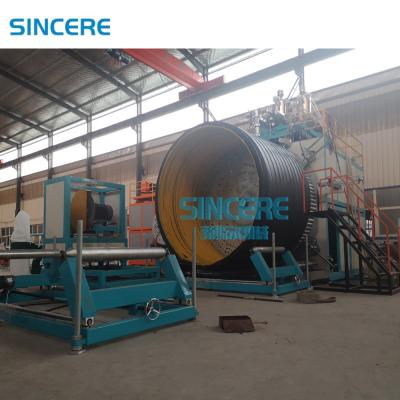 China Pe Pipe Spiral Winding Pipe Making Machine Incorporating Ring Stiffness 6 Designed for Long Lasting Pipes and Production for sale