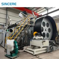 China Pe Pipe Machine Spiral Pipe Extrusion Line Single Wall Pipe Designed for Sewage Systems Industrial Pipe Fabrication for sale