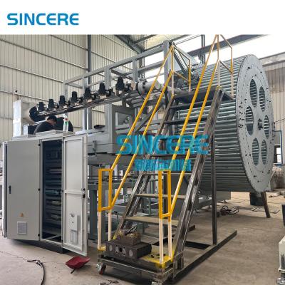 China Pe Pipe Machine Spiral Pipe Extrusion Line Single Wall Pipe Designed for Sewage Systems Industrial Pipe Fabrication for sale