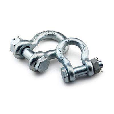China G2130 Drop Forged Anchor Shackle with Safety Bolt and Nut Lifting Shackle Wire Rope Fitting for sale