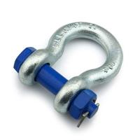 China G2130 Drop Forged Anchor Shackle with Safety Bolt and Nut Lifting Shackle Wire Rope Fitting for sale