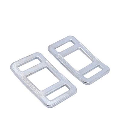 China Flat Type Forged Square Buckle, One way lashing buckle for sale