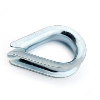 China DIN6899B Electric Galvanized Wire Rope Tube Thimble for sale