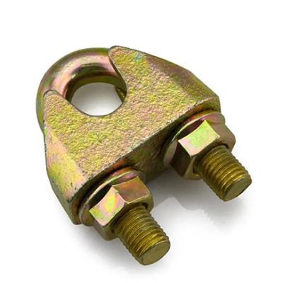 China DIN1142 Galvanized Malleable Cross wire rope clamp, wire rope clips for sale