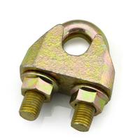 China DIN1142 Galvanized Malleable Cross wire rope clamp, wire rope clips for sale