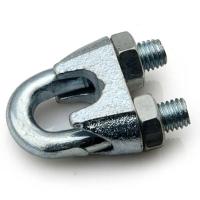 China DIN741 Wire Rope Clips,Electro Galvanized Cast Iron Malleable Steel Adjustable for sale