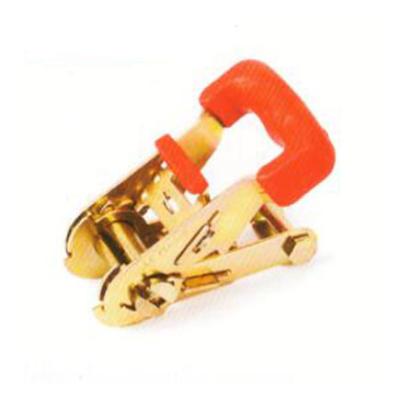 China 25mmx1500kgs Ratchet Bucklel with Rubber Handle, Ratchet Buckle Supplier in China for sale