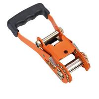 China 50mm*6Tons Ratchet Buckle with Rubber Coated Handle, RB50602 Ratchet Buckle for sale