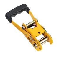 China 50mm*6Tons Ratchet Buckle with Rubber Coated Handle, RB50602 Ratchet Buckle for sale