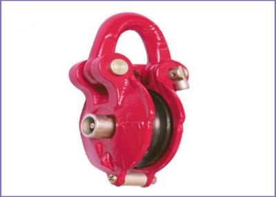 China B029 Red (HDG) Snatch Block With Shackle/Shackle Type Snatch Block for sale