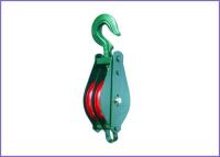 China B075 7011 Type Snatch Pulley Block Triple Sheave With Swivel Hooks for sale