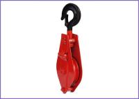 China B089 Snatch Pulley Block Double Sheave With Swivel Hooks from China for sale