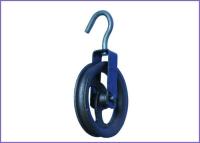 China B103 Single Sheave Type Black Pulley Block with Hook for ropes for sale