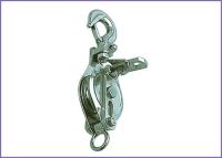 China B150 Stainless Steel Open Type Single Wheel Pulley Block with Hooks for sale