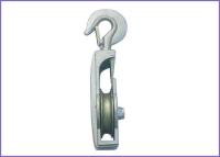 China B152 Stainless Steel Single Wheel Body Block with Hook for lifting goods for sale