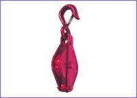 China B155 Double Wheel Pulley With hook, Hook Type Double wheel pulley for sale