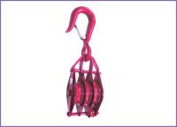 China B155 Double Wheel Pulley With hook, Hook Type Double wheel pulley for sale