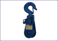 China B163 European Type Heavy Duty Single Snatch Block  with Hooks for sale