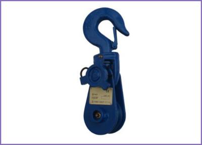 China B163 European Type Heavy Duty Single Snatch Block  with Hooks for sale