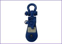 China B163 European Type Heavy Duty Single Snatch Block  with Hooks for sale