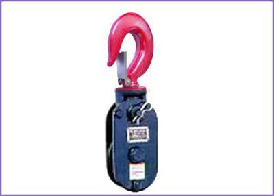 China B185 H410 US Type Heavy Duty Snatch Block With Hooks, single sheave for sale
