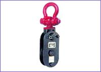 China B185 H410 US Type Heavy Duty Snatch Block With Hooks, single sheave for sale