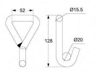 China Zinc Plated Single J hook from China Supplier, Dboule J hook Supplier in China for sale