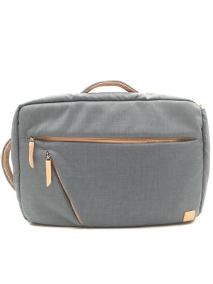 China 15 Inch Grey 300D Twill Polyester Laptop Bag Laptop Accessories Bag Comfortable for sale