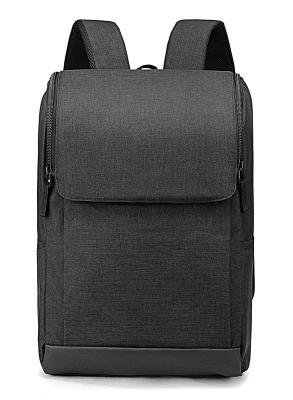 China Customized Black Slim Backpack Laptop Bag For 15.6 Inch Laptop Low Cadmium for sale