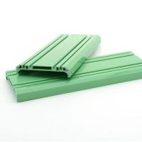 China Green UPVC Trim Plastic Profile Extrusion Customized PVC Plastic Extrusion Profile for sale