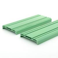 China Green UPVC Trim Plastic Profile Extrusion Customized PVC Plastic Extrusion Profile for sale