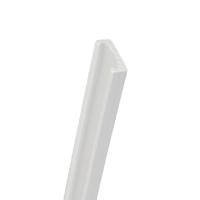 China White Plastic PVC Profile Building Construction Flexible Profiles Extrusion for sale