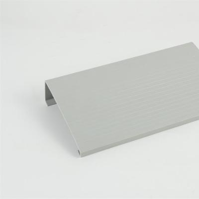 China Decorative Plastic Profile Strip PVC Extrusion Grey for sale