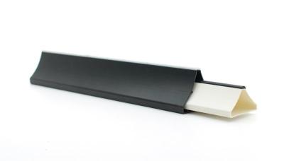China Black Plastic Extrusion ABS Profiles with PVC Trim for sale