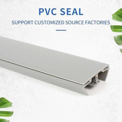 China Wide Colorful PVC Profile for Industrial Environments Black for sale