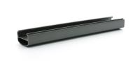 China Corrosion Resistant Plastic Profile Grey ABS Cover Channel Window Profile Decorative Exterior for sale