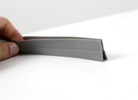 China Living Room Single Color Plastic Profile Soundproof Door Sweep Dust Proof Door Seals for sale