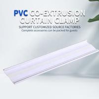 China Co Extrusion Soft PVC and Hard PVC Clips of Screen Window Plastic Profiles for sale
