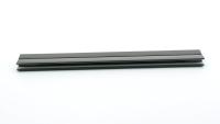 China Flexible PVC Rigid Extrusion Black and White Profiles Channel for sale