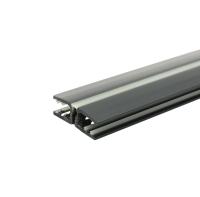 China Flexible PVC Rigid Extrusion Black and White Profiles Channel for sale