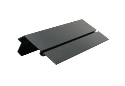China 2024 Glossy PVC Profiles Extrusion Rigid ABS Extruded Channel for sale