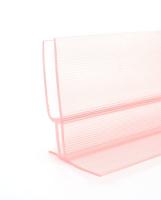 China Mounting Track Wall Fabric Track Wall PVC Plastic Profile for sale