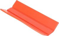 China Orange PVC ABS Plastic U Channel Extrusion Profile for sale