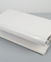 China Rigid PVC Profiles Complex Extrusion Square Channel Plastic Customized for sale