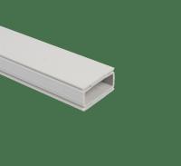 China Customized Plastic PVC Pipe Profiles White Tubes Cables for sale