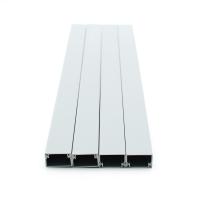 China Square Tube Wire Management Solution Pack Plastic Profiles Customized for sale